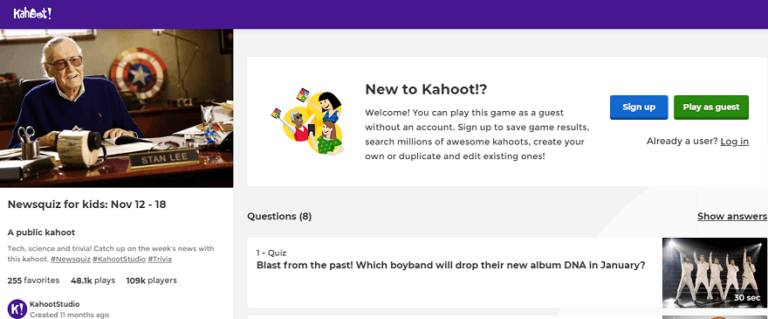 Kahoot it - Guide for Students and Teachers to Create a Kahoot