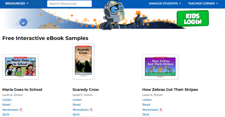 Raz Kids: Leveled Reading Resources For Students