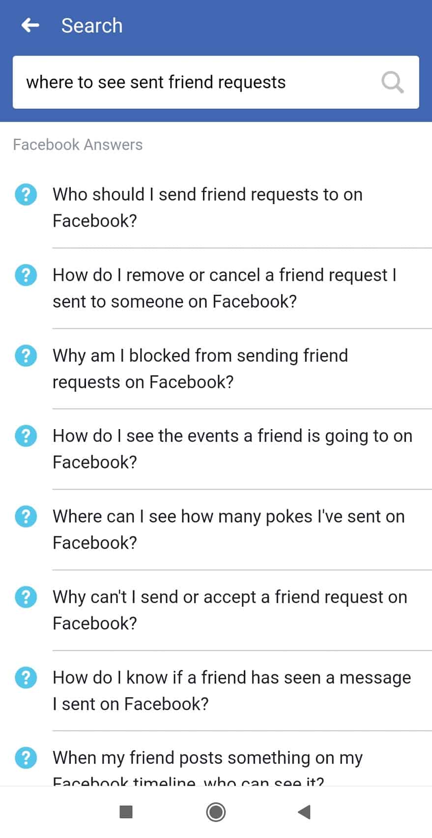 How to See Sent Friend Requests on Facebook App