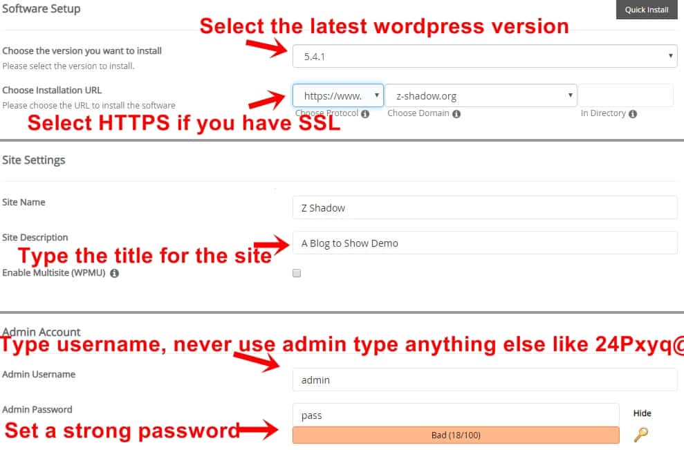 How to Setup a WordPress Website